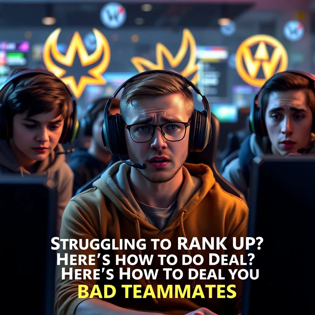Struggling to Rank Up? Here's How to Deal with Bad Teammates : LevelUpTalk