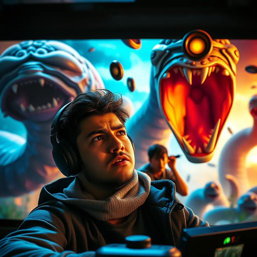 Frustration with Unfun Worm Enemies in Gaming : LevelUpTalk