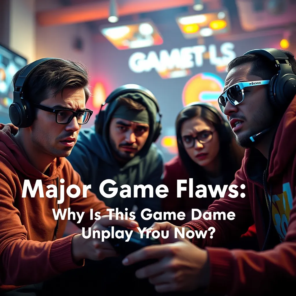 Major Game Flaws: Why Is This Game Unplayable Now? : LevelUpTalk