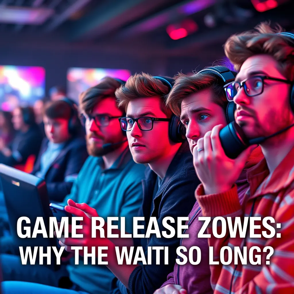 Game Release Woes: Why the Wait Is So Long? : LevelUpTalk