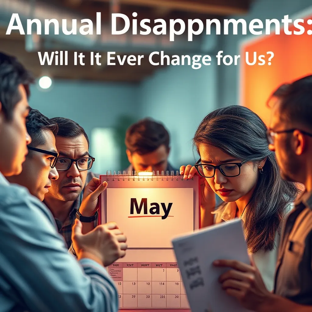 Annual Disappointments: Will It Ever Change for Us? : LevelUpTalk