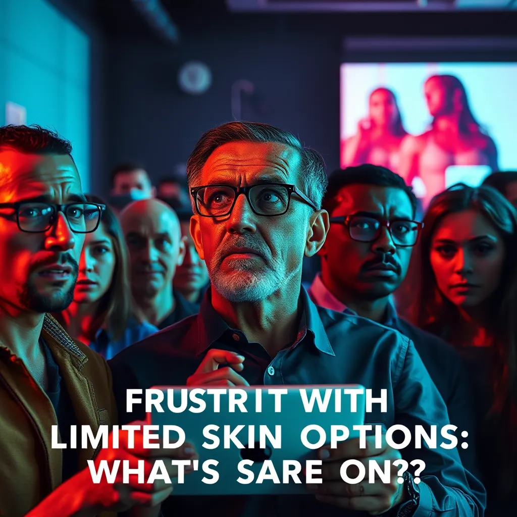 Frustration with Limited Skin Options: What’s Going On? : LevelUpTalk