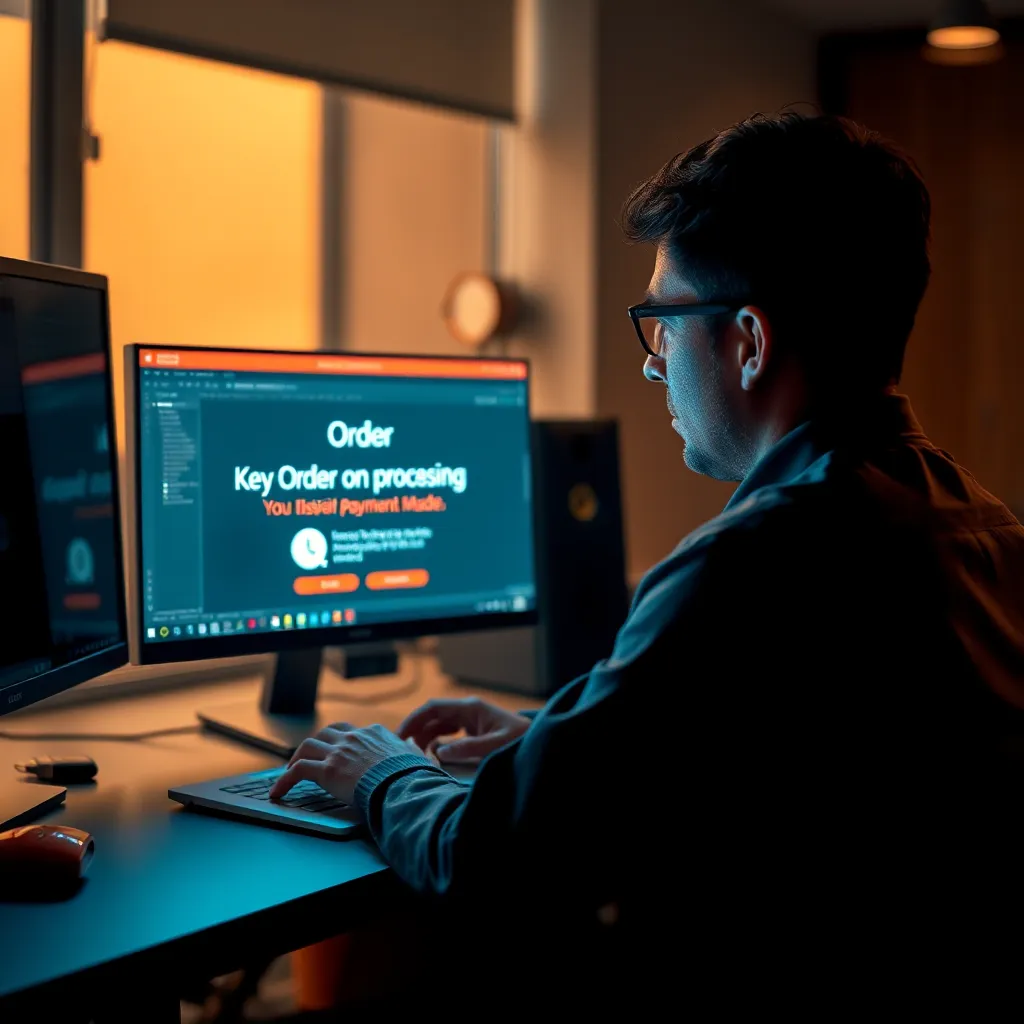 Key Order Stuck on Processing Despite Payment Made : LevelUpTalk