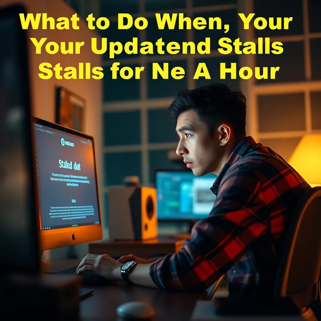 What to Do When Your Update Stalls for an Hour : LevelUpTalk