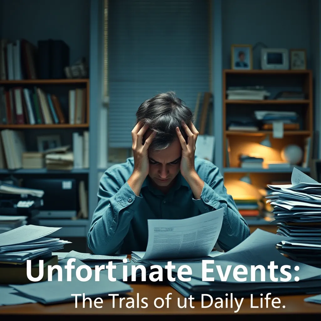 Unfortunate Events: The Trials of Daily Life : LevelUpTalk