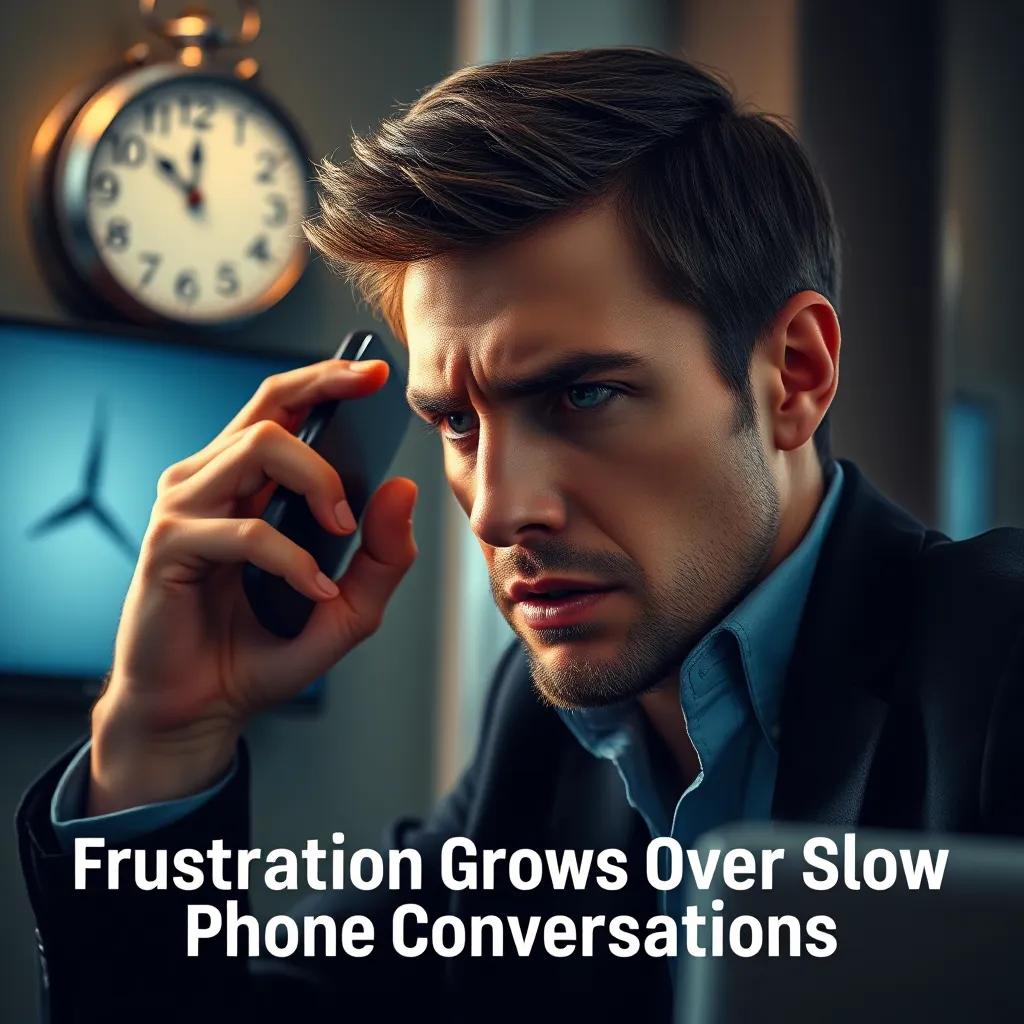 Frustration Grows Over Slow Phone Conversations : LevelUpTalk