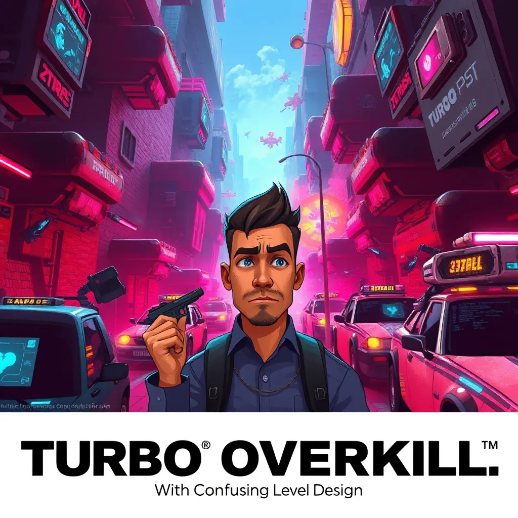 Frustration With Confusing Level Design in Turbo Overkill : LevelUpTalk