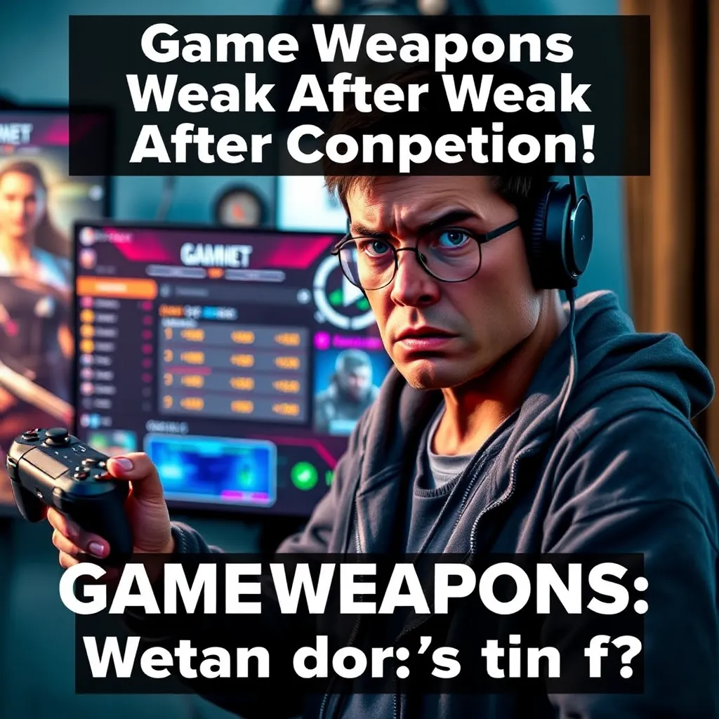 Game Weapons Become Weak After Completion: What's Going On? : LevelUpTalk