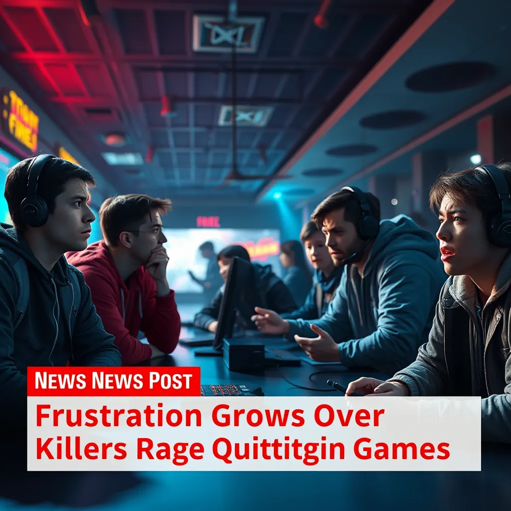 Frustration Grows Over Killers Rage Quitting in Games : LevelUpTalk