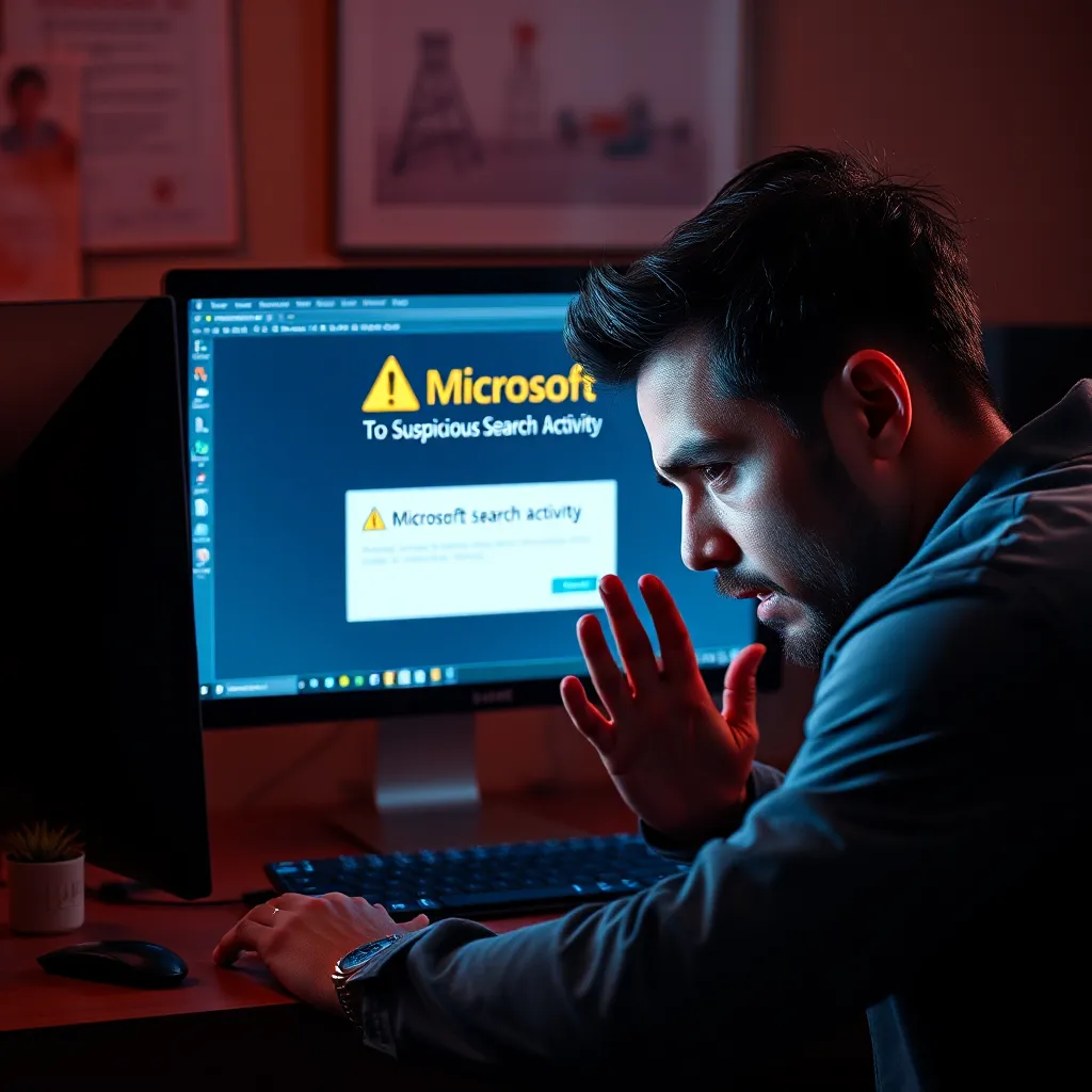 Microsoft Fails to Clear Suspicious Search Activity Warning : LevelUpTalk