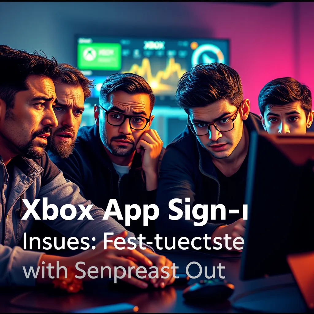 Xbox App Sign-In Issues: Frustrated Users Speak Out : LevelUpTalk