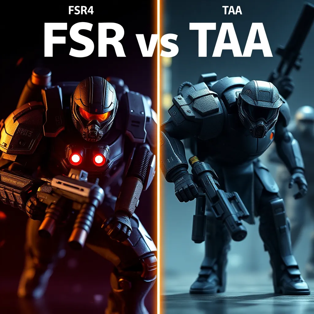 Space Marine 2: Comparing FSR 4 and TAA Graphics Quality : LevelUpTalk