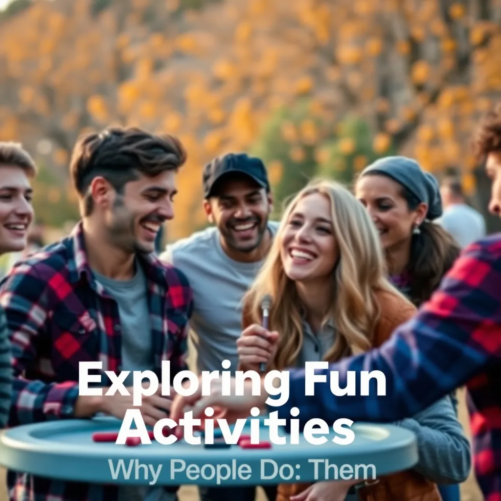 Exploring Fun Activities: Why People Do Them : LevelUpTalk