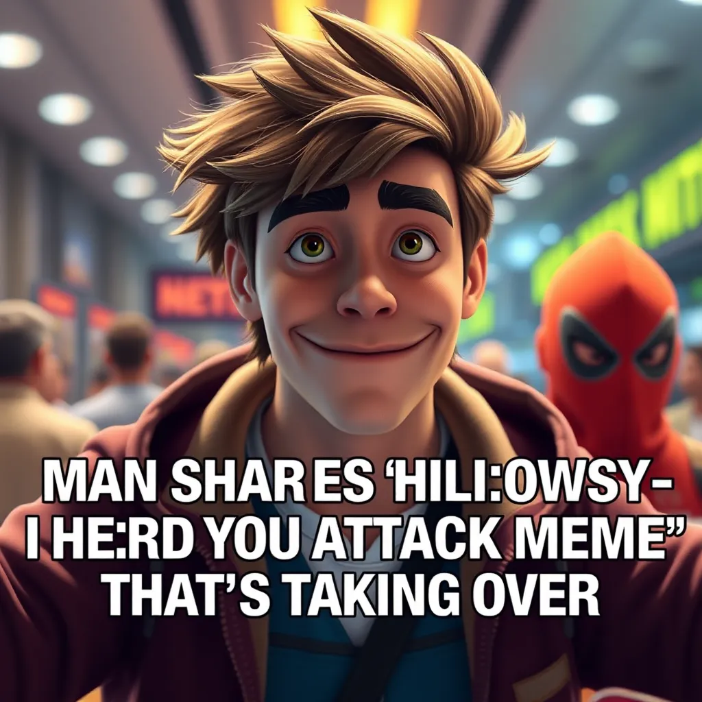 Man Shares Hilarious Attack Meme That's Taking Over : LevelUpTalk