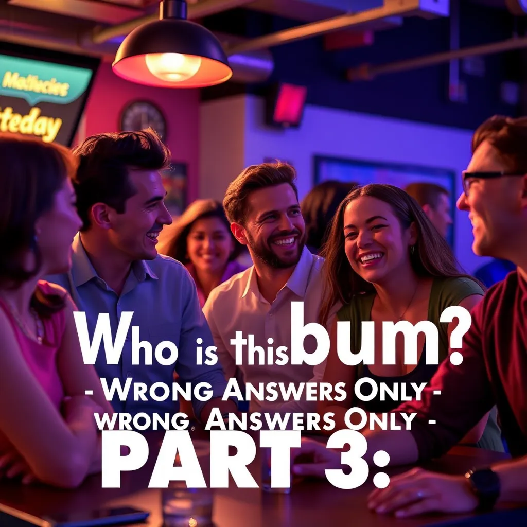 Who is this bum? Wrong Answers Only - Part 3 : LevelUpTalk