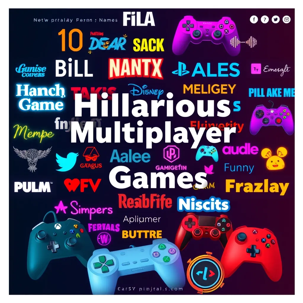 Hilarious Names in Multiplayer Games: Share Yours! : LevelUpTalk