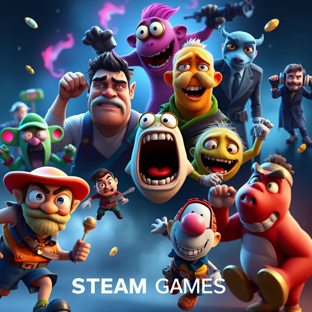 Explore the Most Hilarious Steam Games of All Time : LevelUpTalk