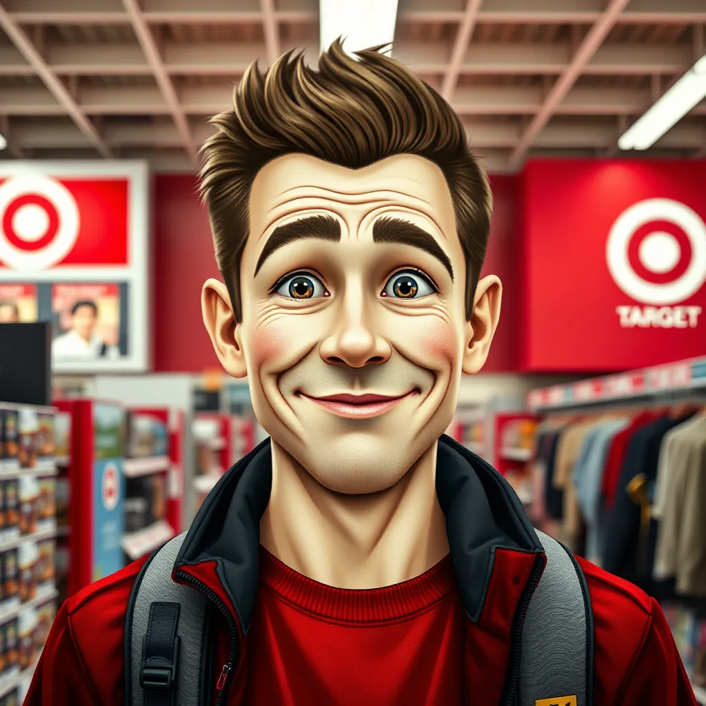 Hilarious Target Portrait Sparks Laughter Online : LevelUpTalk