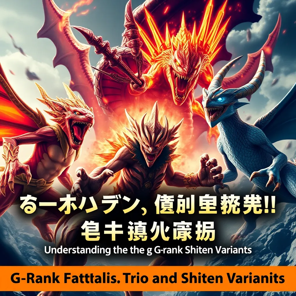 Understanding the G Rank Fatalis Trio and Shiten Variants : LevelUpTalk