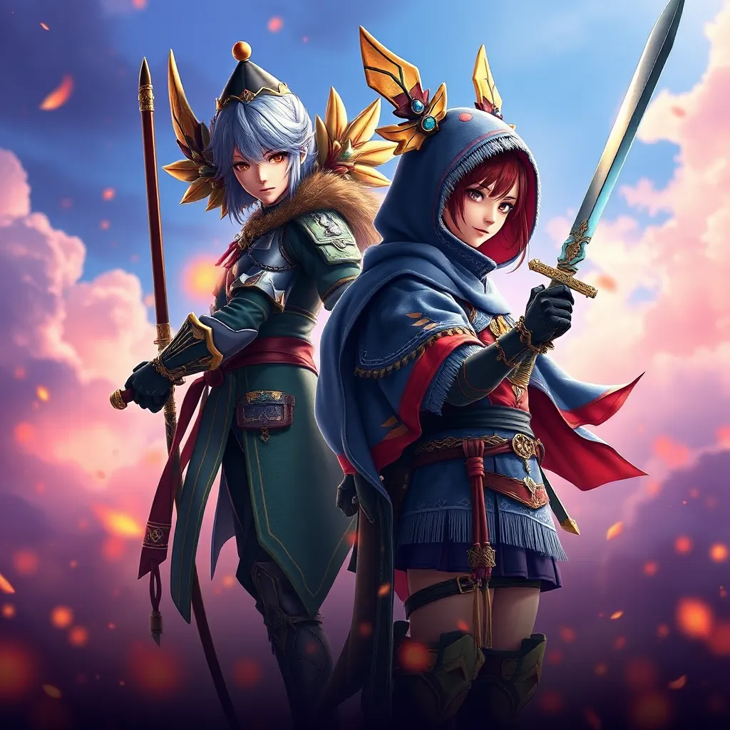 New Gacha Characters Revealed in MH Outlanders Art : LevelUpTalk