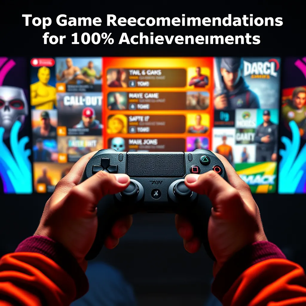 Top Game Recommendations for 100% Achievements : LevelUpTalk