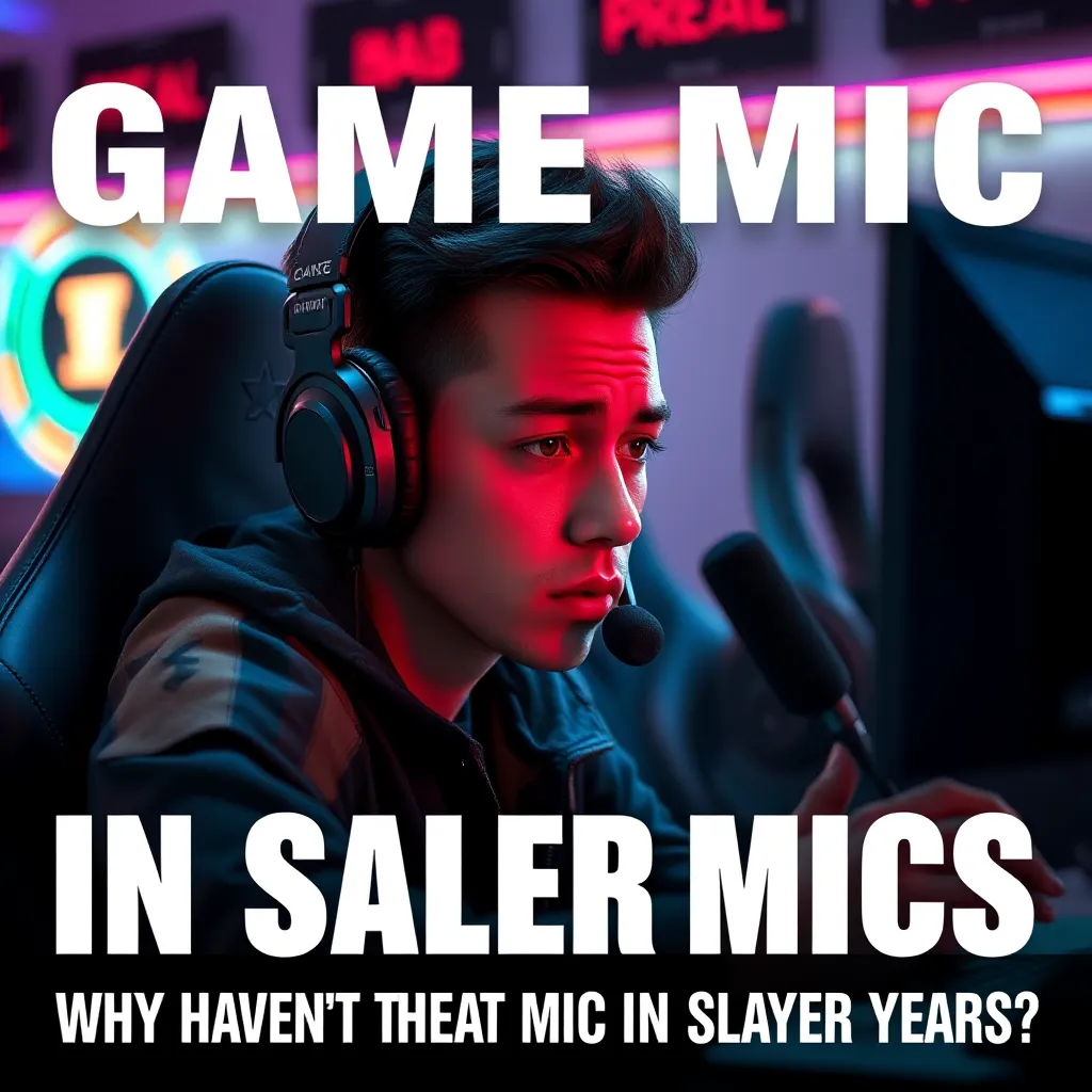 Why Haven't I Heard a Game Chat Mic in Slayer Years? : LevelUpTalk