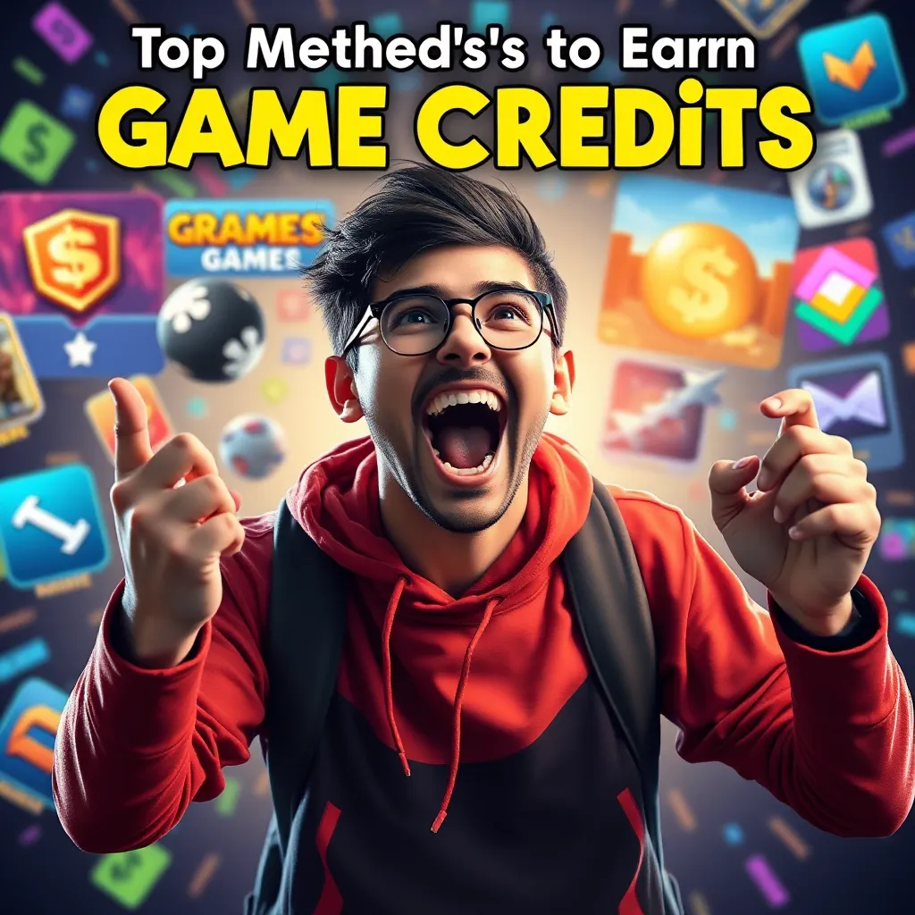 Top Methods to Earn Game Credits for Free Without Spending : LevelUpTalk
