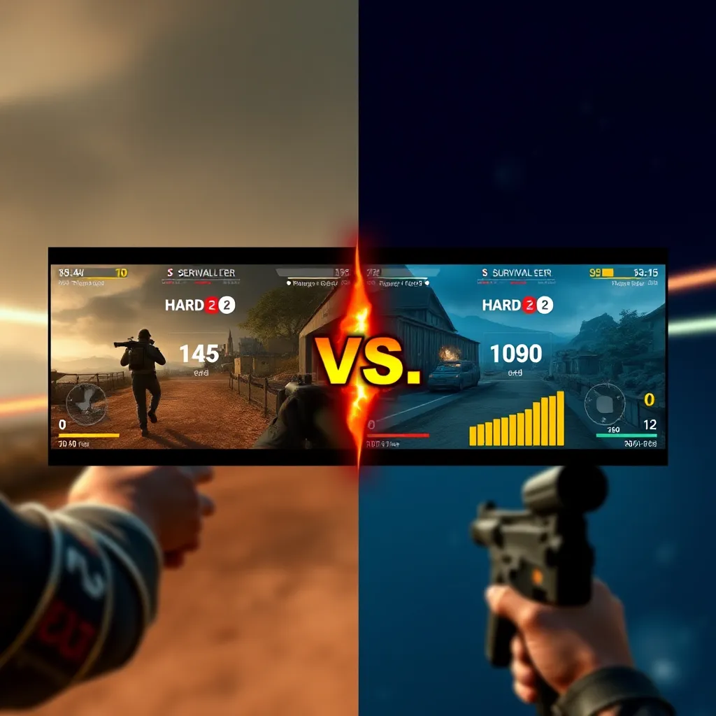 Exploring Game Difficulty Levels: Survival vs Hard Modes : LevelUpTalk