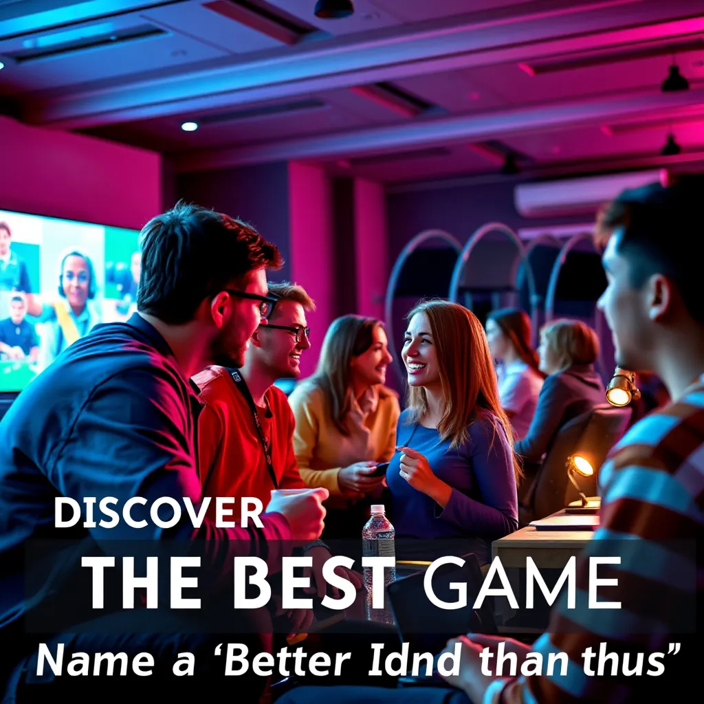 Discover the Best Game: Name a Better Option Than This : LevelUpTalk