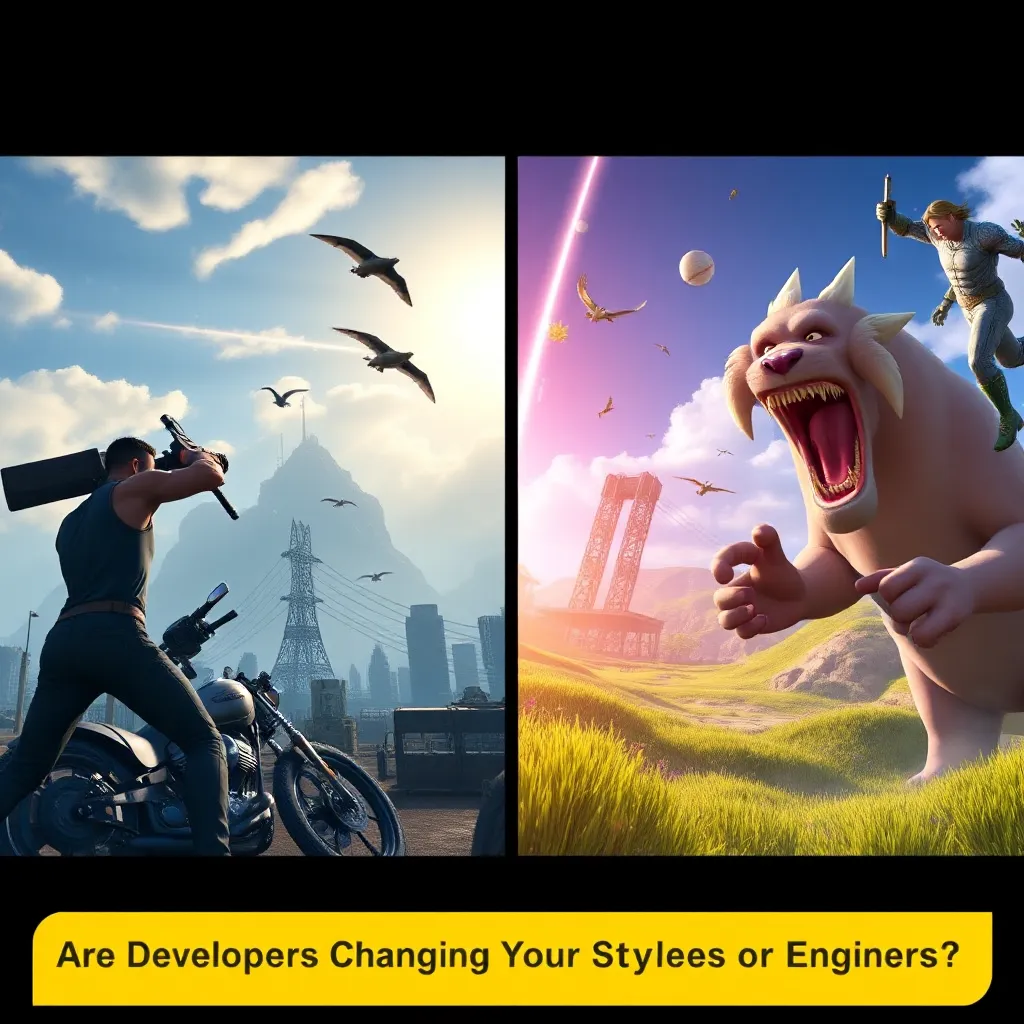 Are Developers Changing Game Art Styles or Engines? : LevelUpTalk