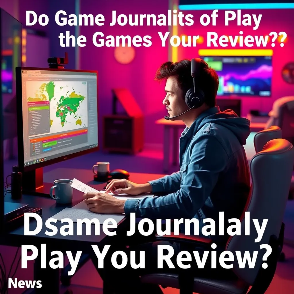 Do Game Journalists Play the Games They Review? : LevelUpTalk