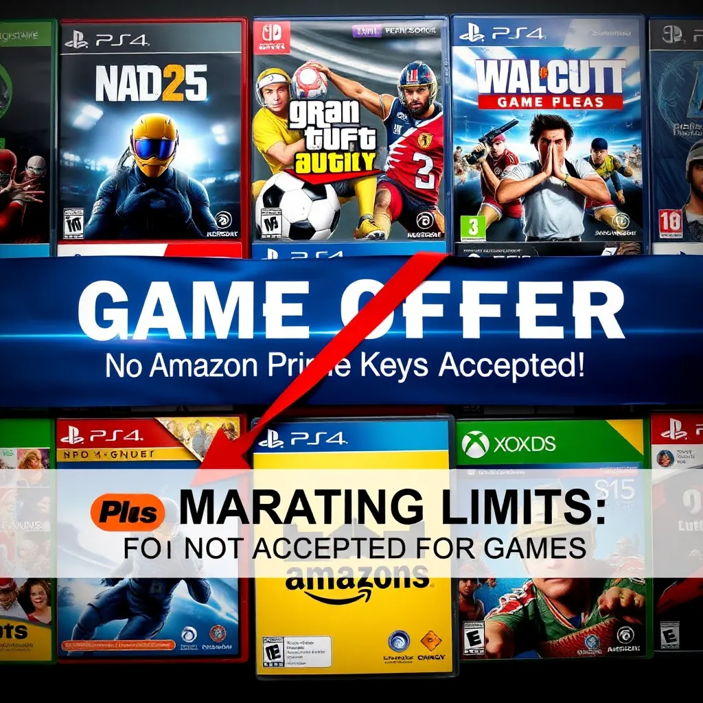 Exploring Limits: No Amazon Prime Keys Accepted for Games : LevelUpTalk