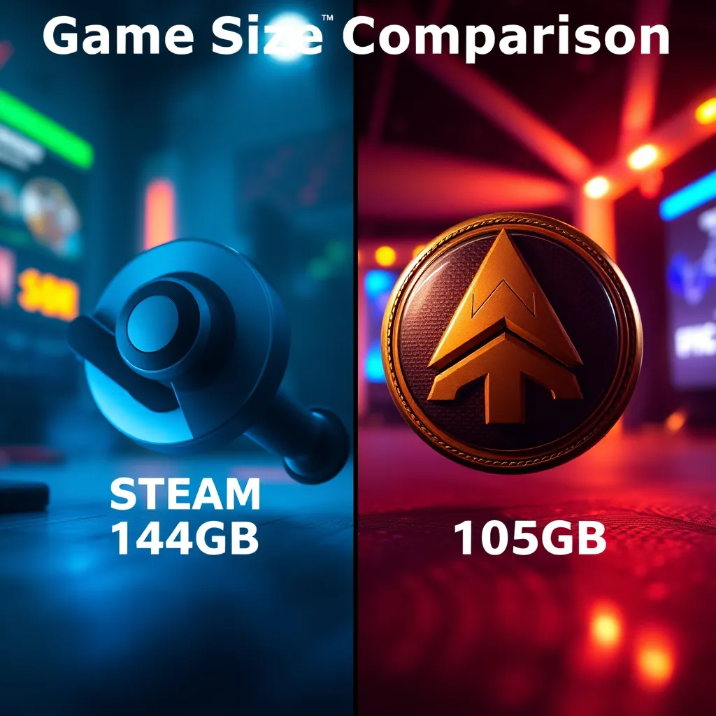 Exploring Game Size Discrepancies on Epic and Steam : LevelUpTalk