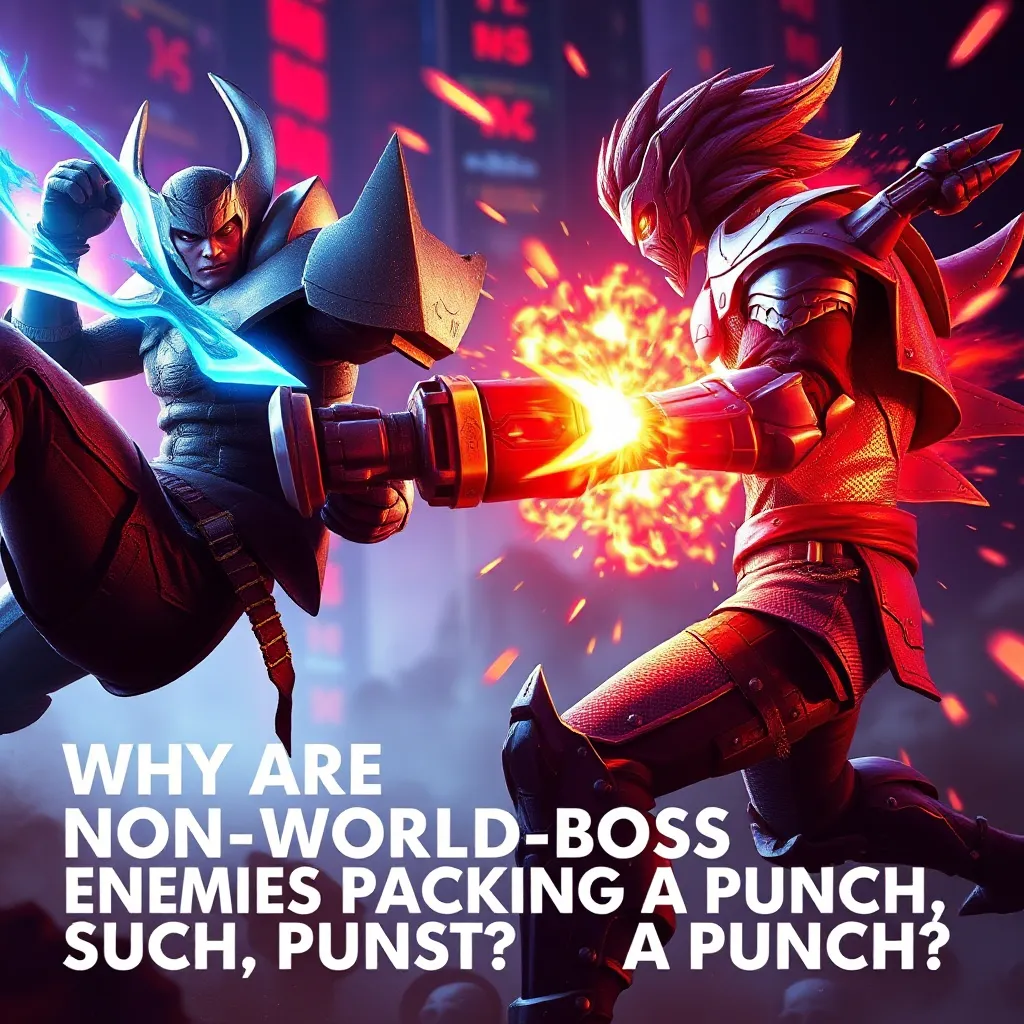 Why Are Non-World-Boss Enemies Packing Such a Punch? : LevelUpTalk