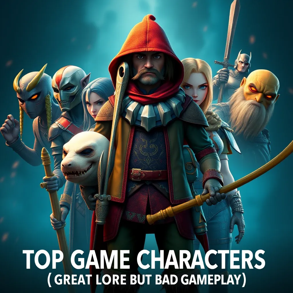 Top Game Characters with Great Lore but Bad Gameplay : LevelUpTalk