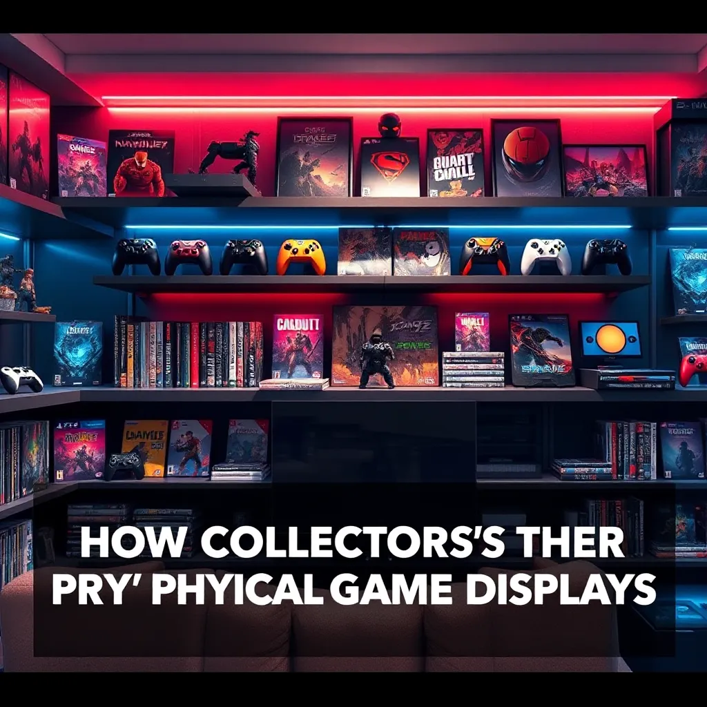 How Collectors Showcase Their Physical Game Displays : LevelUpTalk