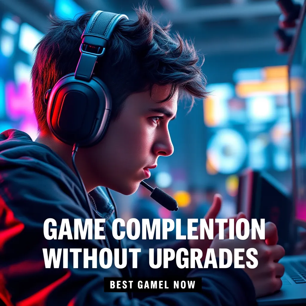 Achieving Game Completion Without Upgrades: A Guide : LevelUpTalk