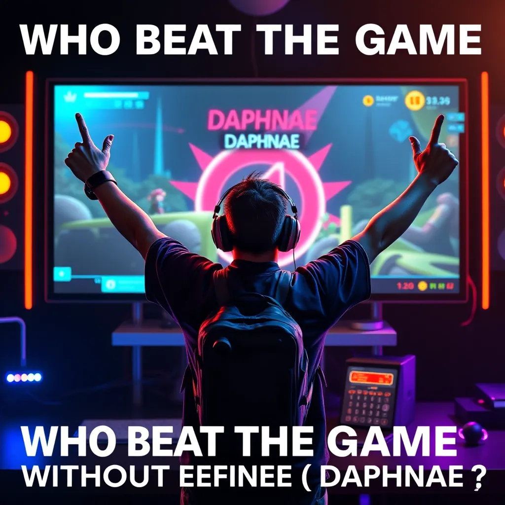 Who Beat the Game Without Defeating Daphnae? : LevelUpTalk