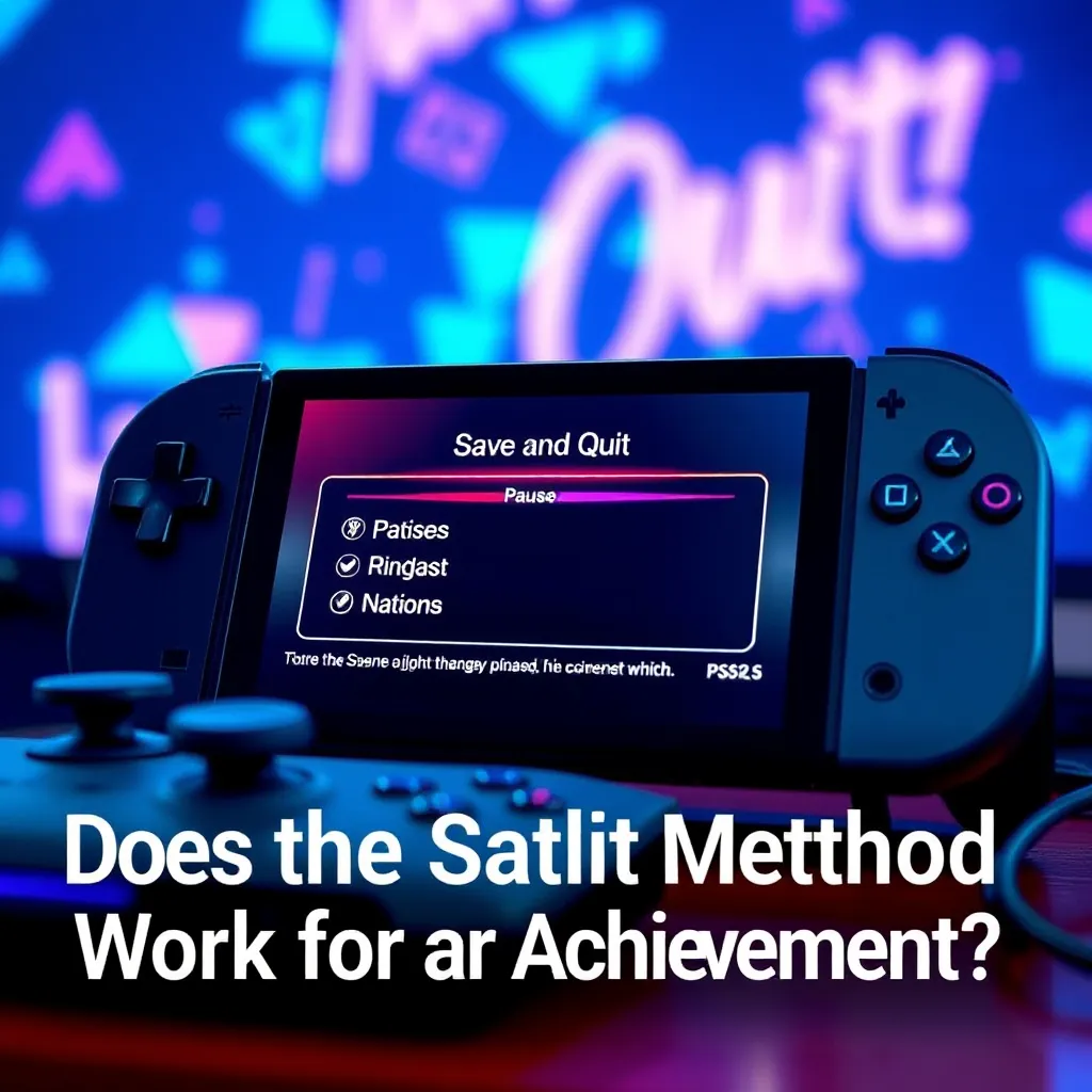 Does the Save and Quit Method Work for Par Achievements? : LevelUpTalk