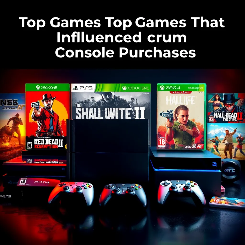 Top Games That Influenced Console Purchases : LevelUpTalk