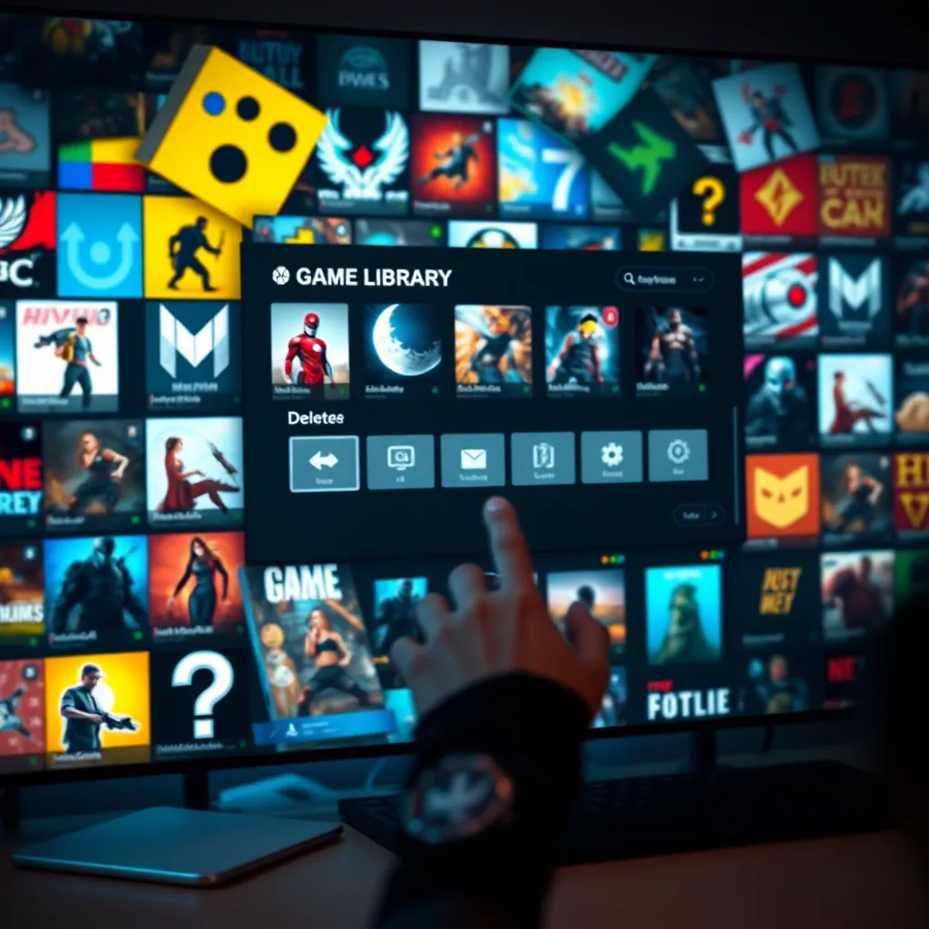 How to Permanently Delete Games from Your Library : LevelUpTalk