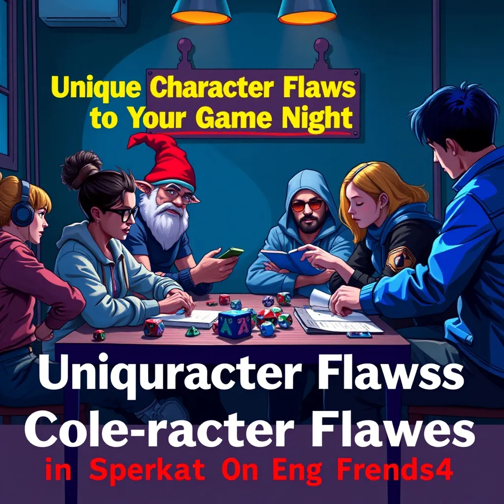 Unique Character Flaws to Spice Up Your Game Night : LevelUpTalk
