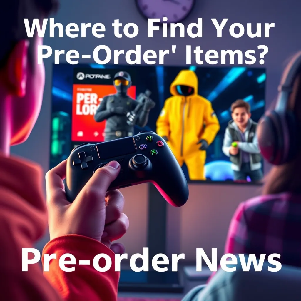 Where to Find Your Pre-Order Items for the Game? : LevelUpTalk