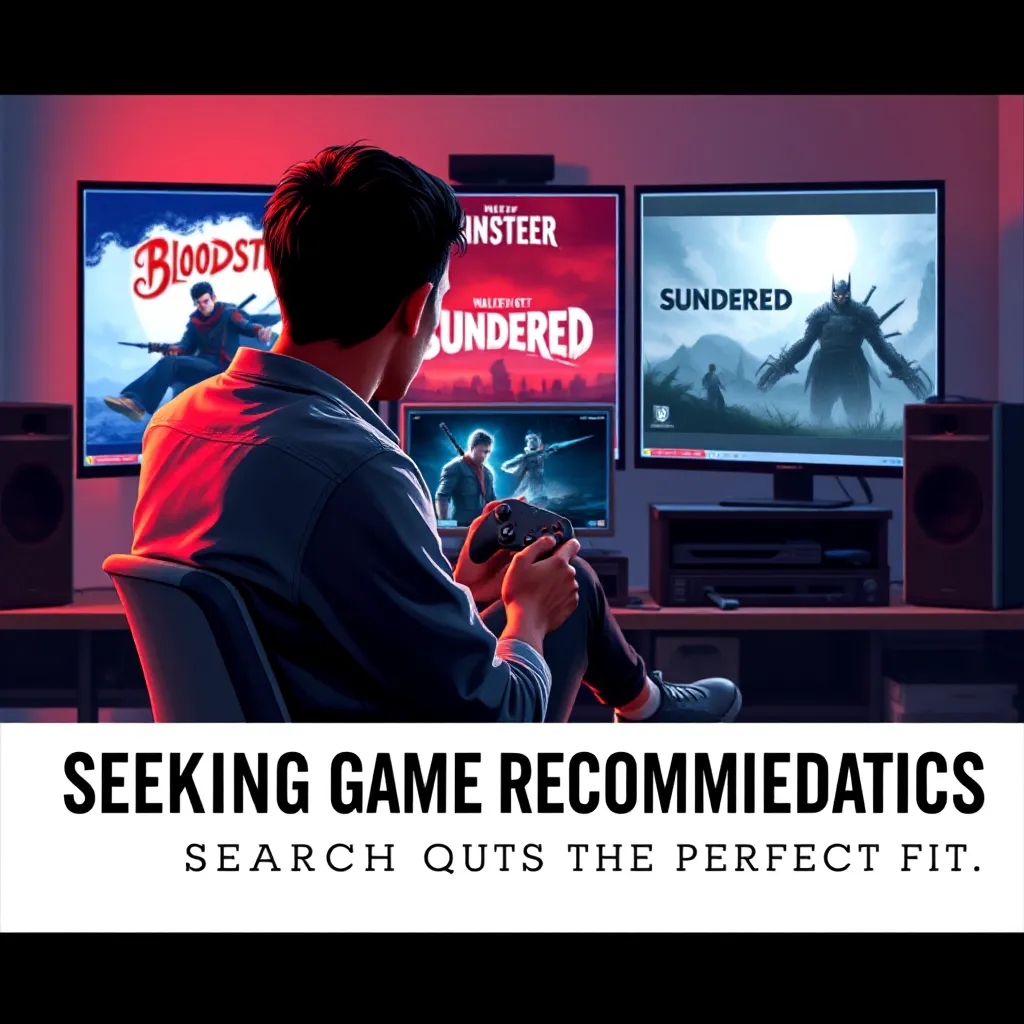 Seeking Game Recommendations: Search for the Perfect Fit : LevelUpTalk