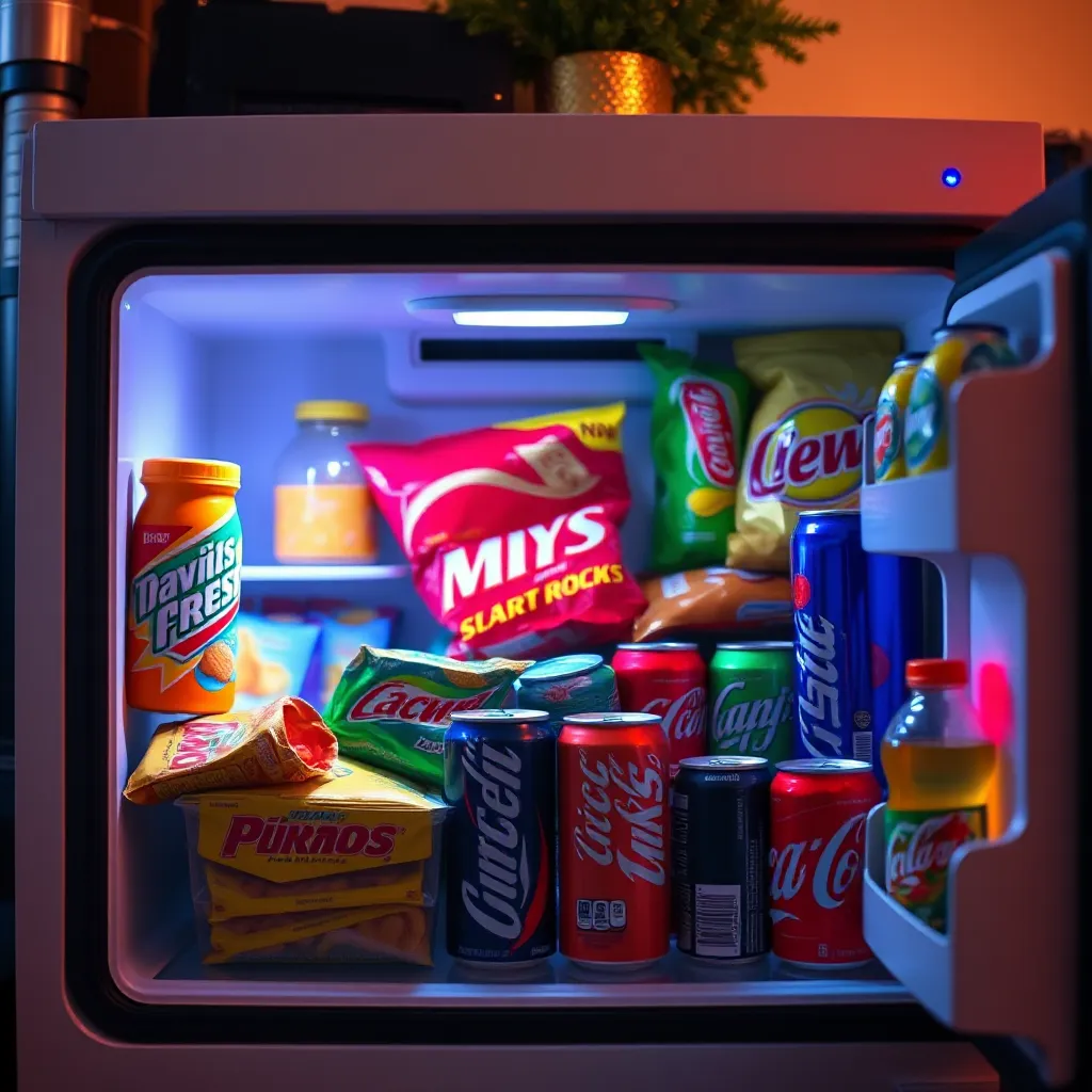 Top Snacks and Drinks for Your Game Room Minifridge : LevelUpTalk