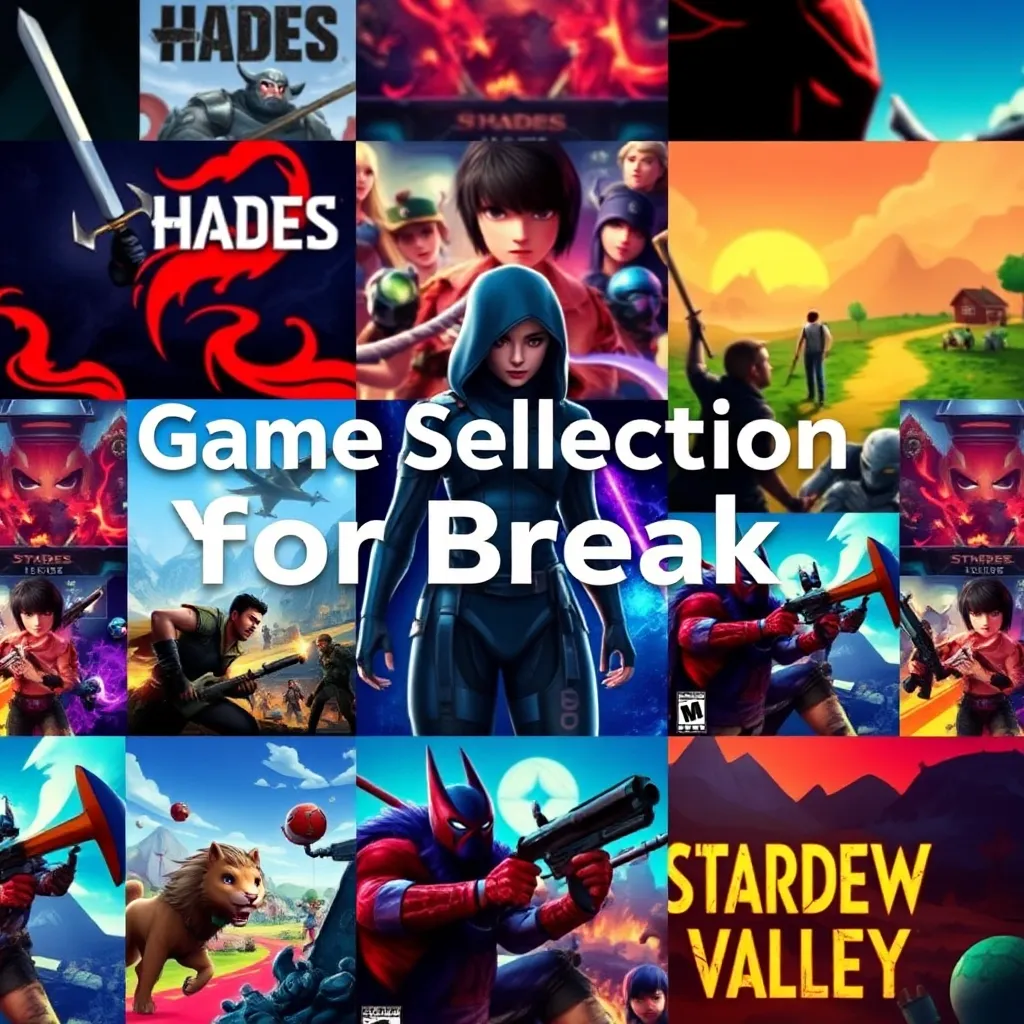 Top Game Suggestions for Your Break: Play These Now! : LevelUpTalk