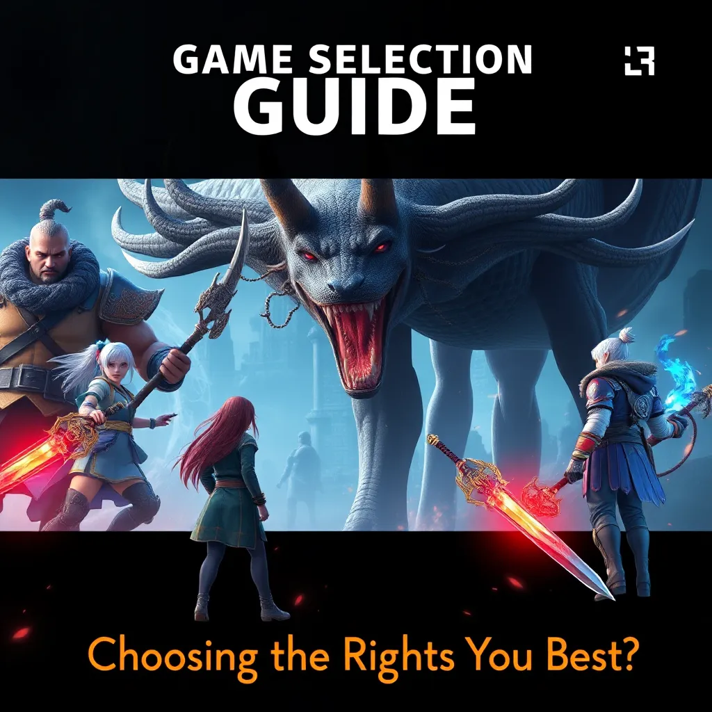 Choosing the Right Game: Which One Suits You Best? : LevelUpTalk