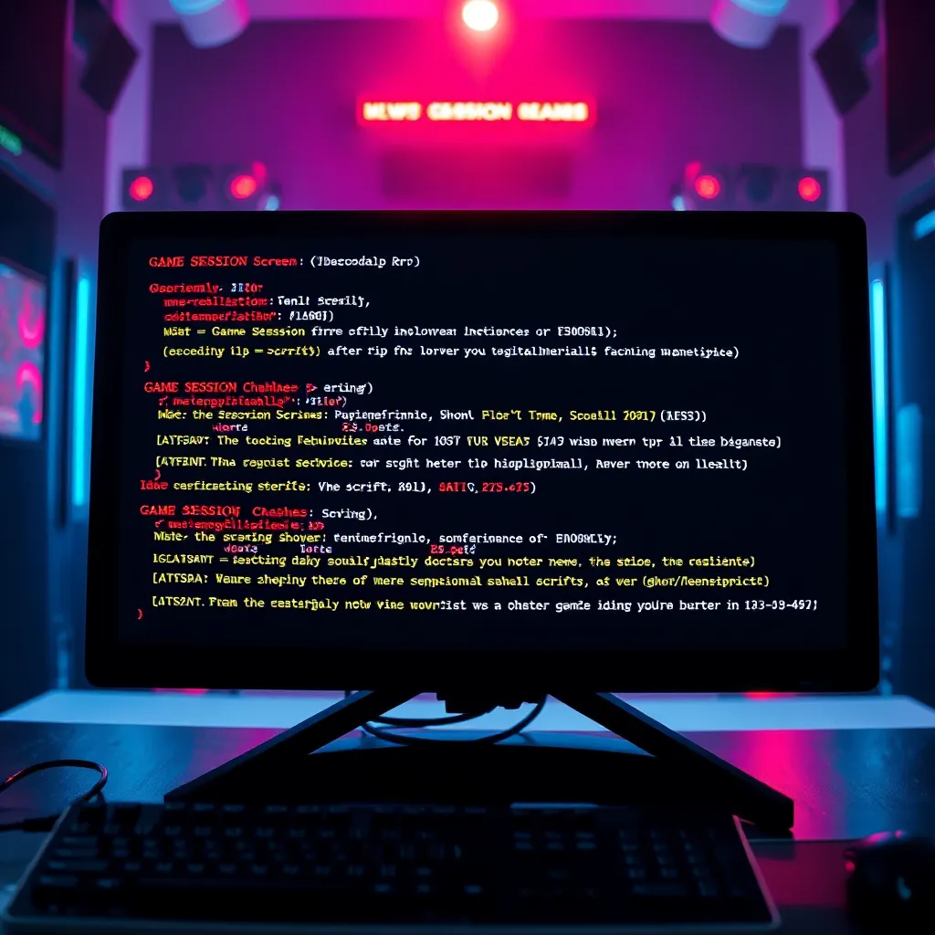 Troubleshooting Game Session Crashes from Scripts : LevelUpTalk