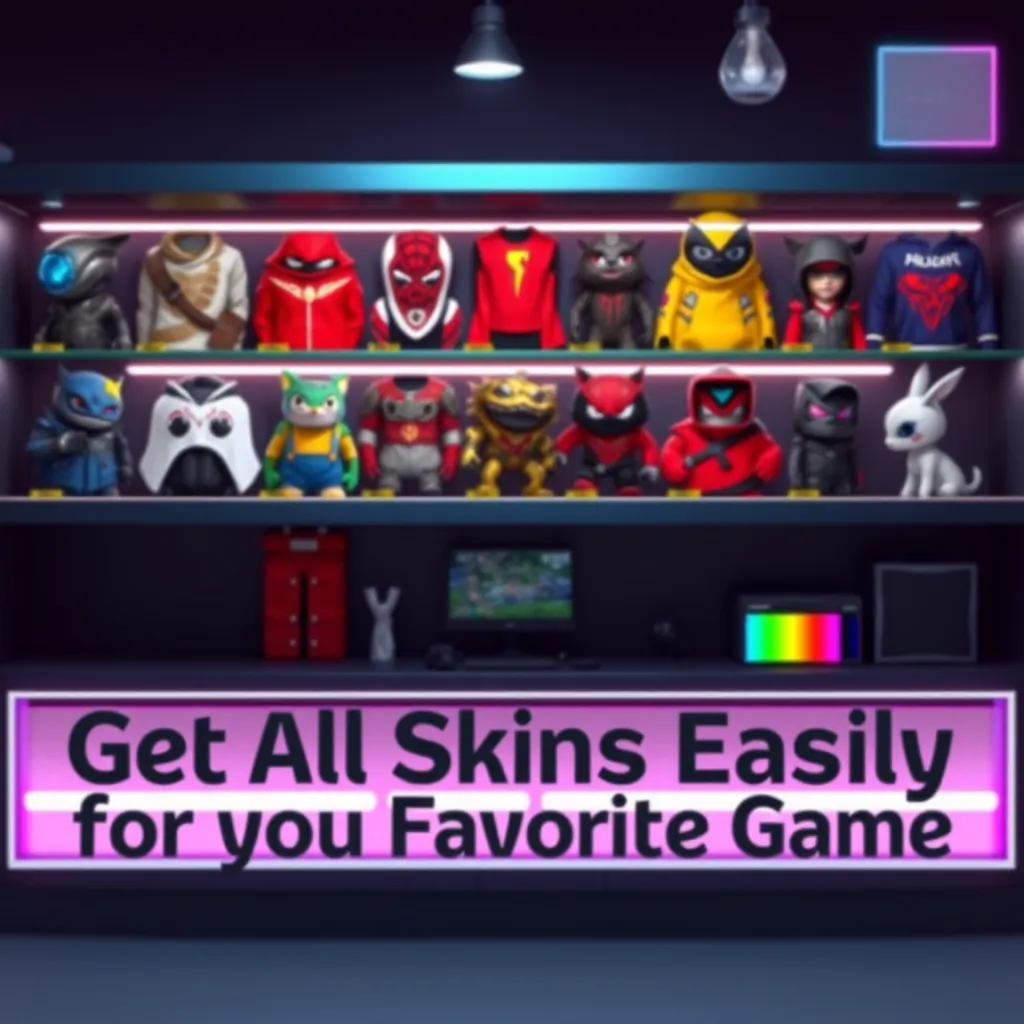 Get All Skins Easily for Your Favorite Game : LevelUpTalk