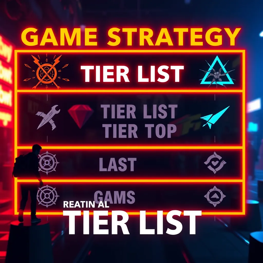Creating a Tier List Based on Meta Memories for Strategy : LevelUpTalk